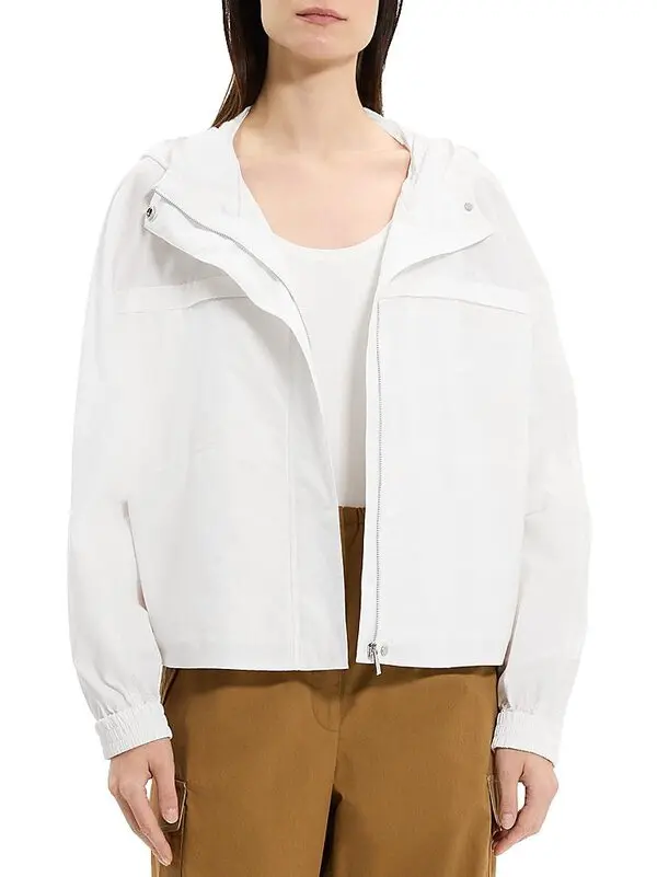 Theory Gathered Back Jacket - White