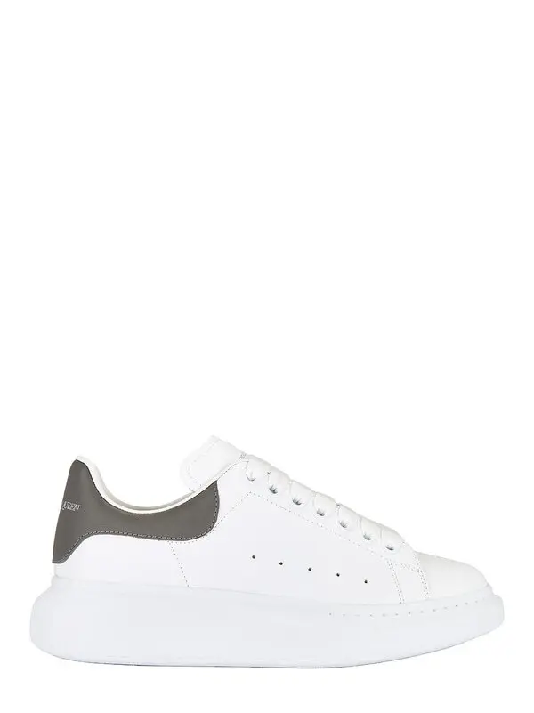 Alexander McQueen Oversized Sneaker - White & Cool Grey