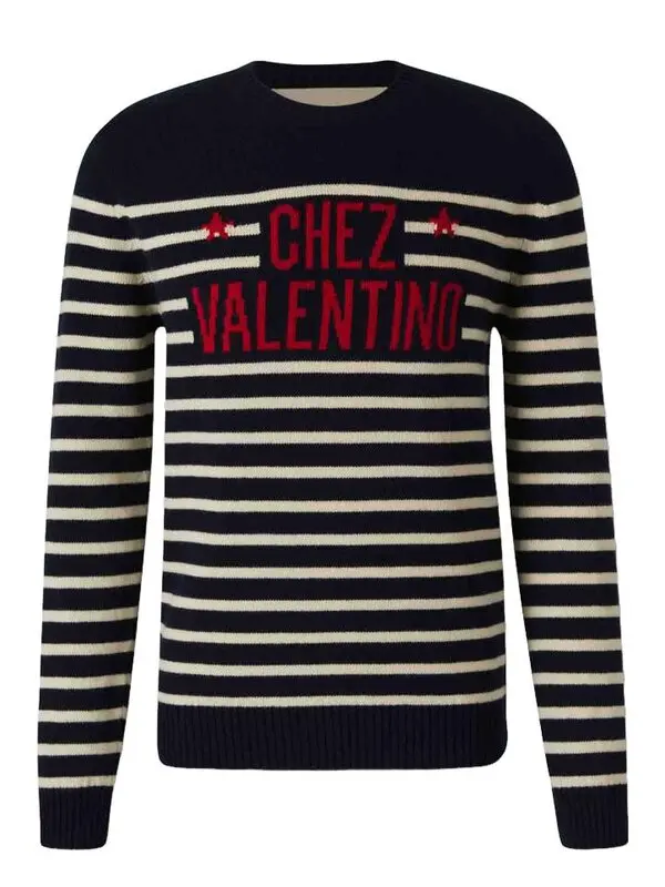 Valentino Garavani Chez Sweater - Navy Blue