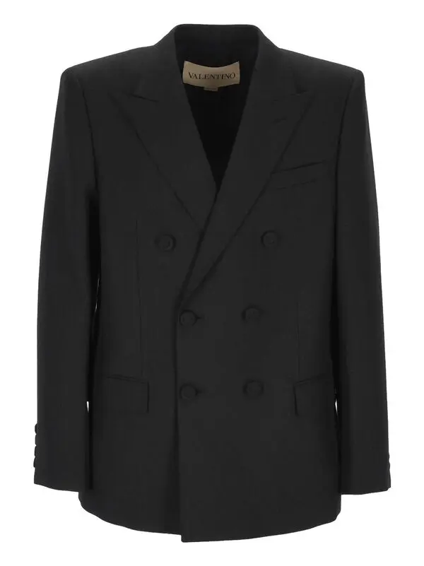 Valentino Garavani Gabardine Jacket - Black