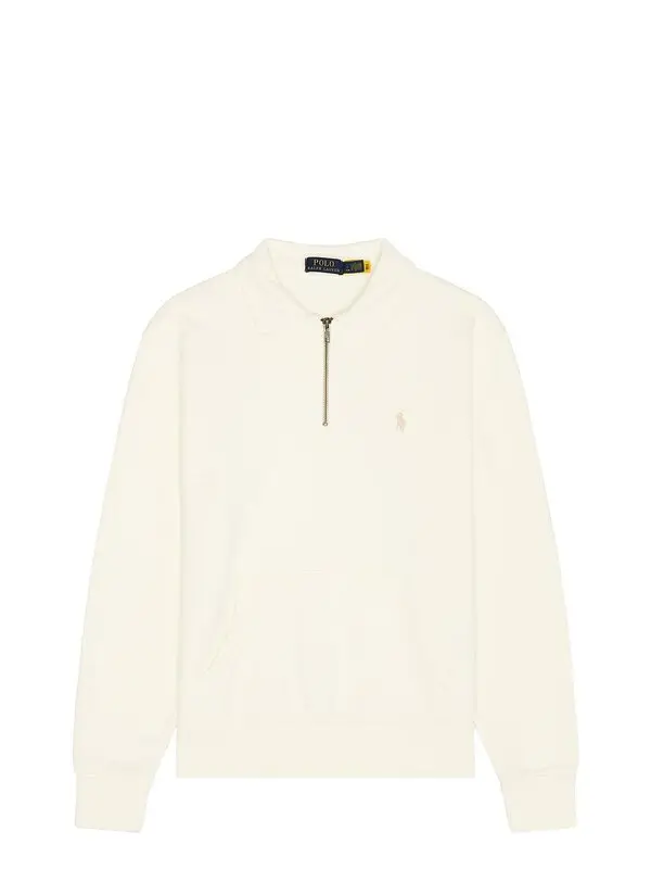Polo Ralph Lauren Loopback Terry 1/2 Zip Sweatshirt - Clubhouse Cream