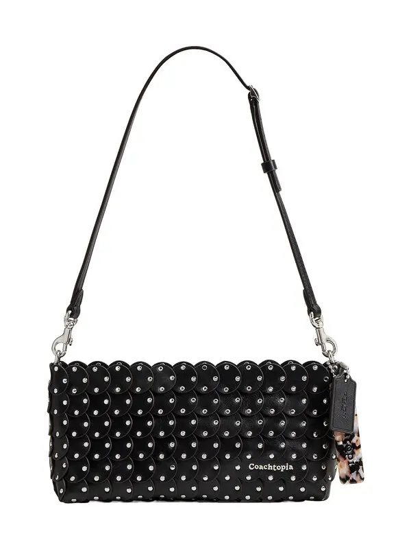 COACHTOPIA Alter/ego Link Shoulder Bag In Upcrafted Leather - Black