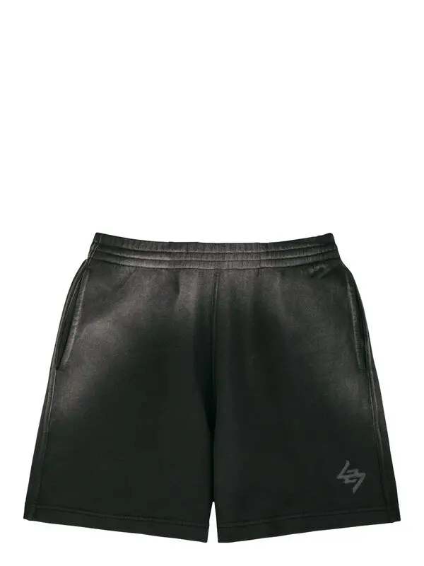 REPRESENT 247 Motion Degradé Cotton Shorts - Black