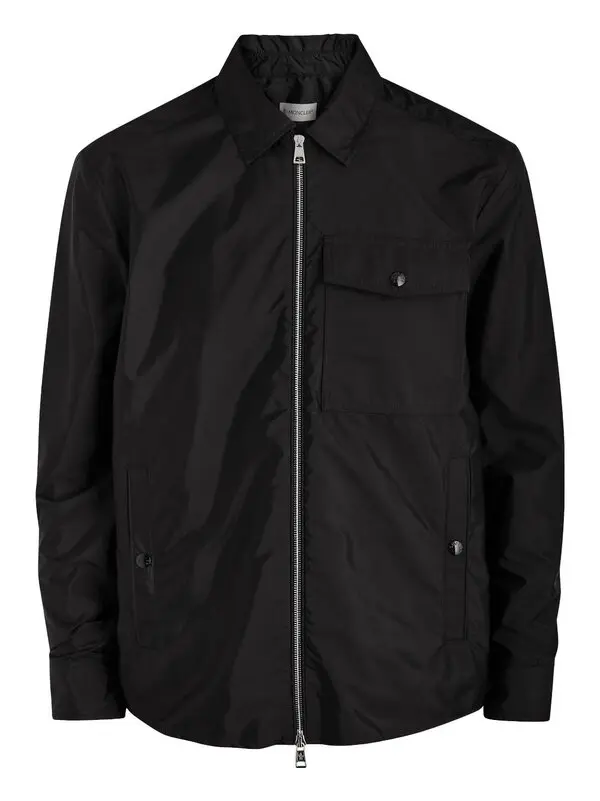 Moncler Shell Overshirt - Black