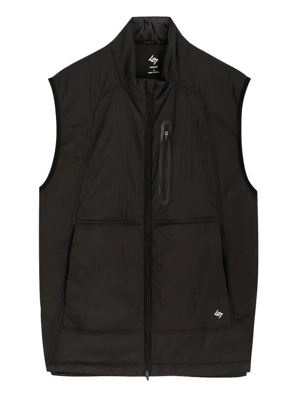 REPRESENT 247 Run Shell Gilet - Black