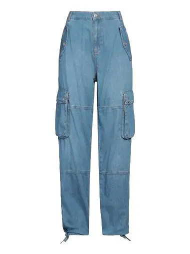 Moschino Cotton Cargo Jeans - Blue