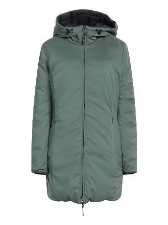 DEKKER Solid Color Long Sleeve Parka - Sage Green