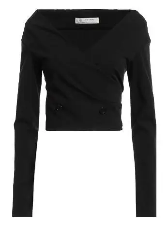 Philosophy Di Lorenzo Serafini Wrap Top With Button Detailing - Black