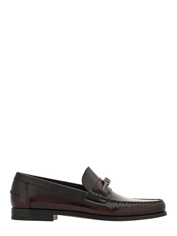 FERRAGAMO F Buckle Loafer - Black