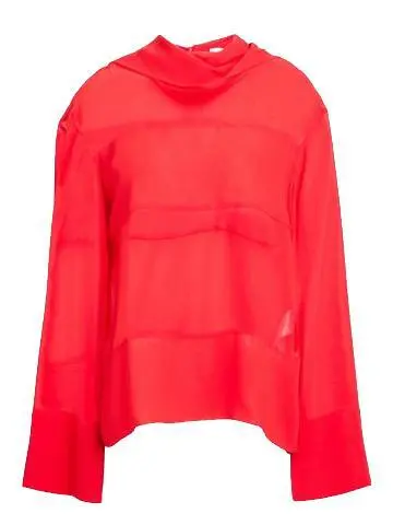 Erika Cavallini Chiffon Top - Tomato Red