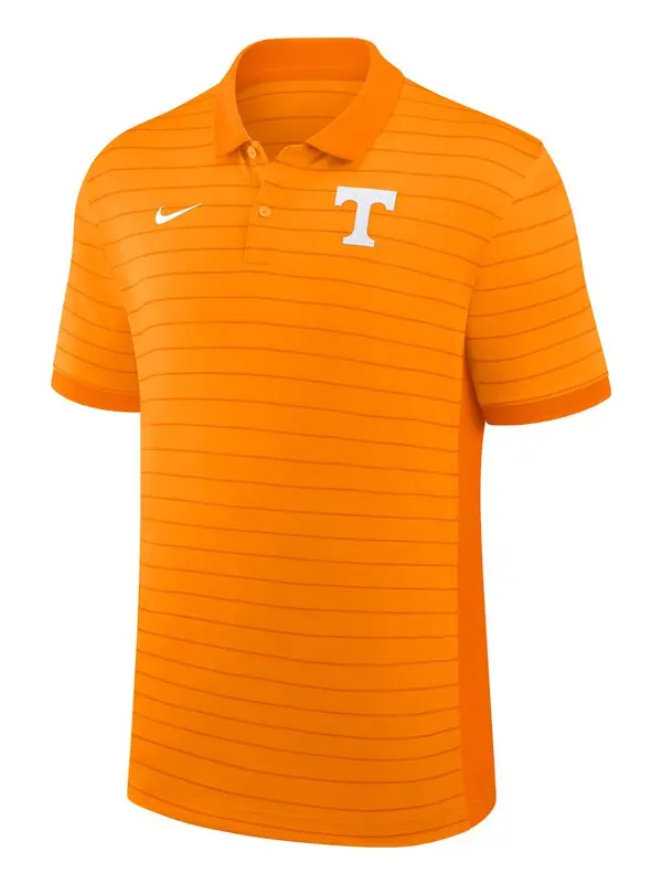 Nike Tennessee Sideline Victory Stripe Dri-fit College Polo - Orange