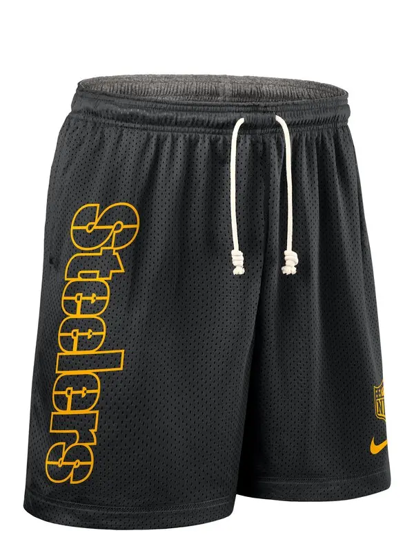 Nike Pittsburgh Steelers Sideline Reversible Nfl Shorts - Black