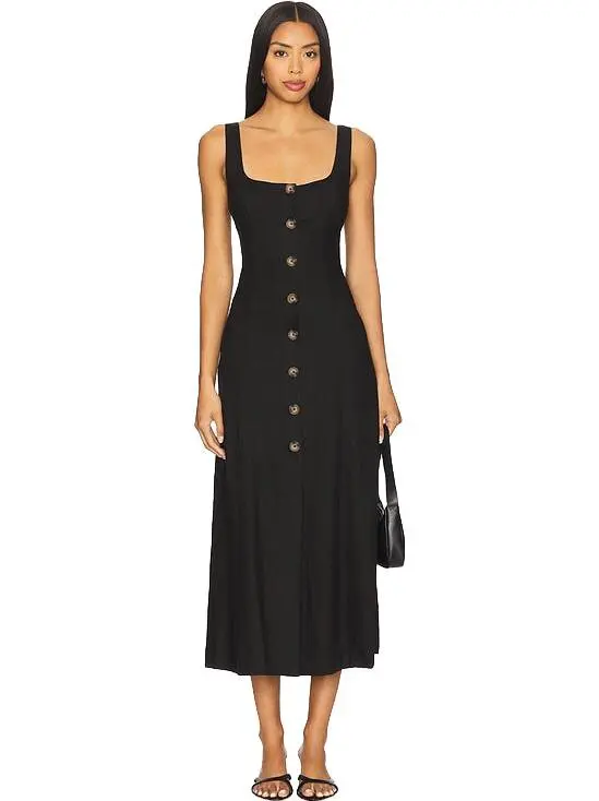 Tularosa Carley Midi Dress - Black