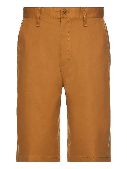 Brixton Choice Chino Baggy Short - Brown