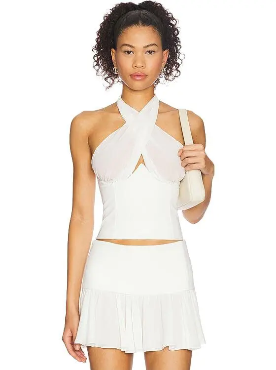 CAMILA COELHO Luzina Top - Ivory