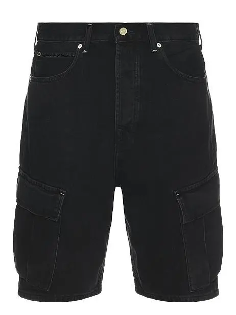 Scotch & Soda The Strand Loose Denim Shorts - Black Buzz