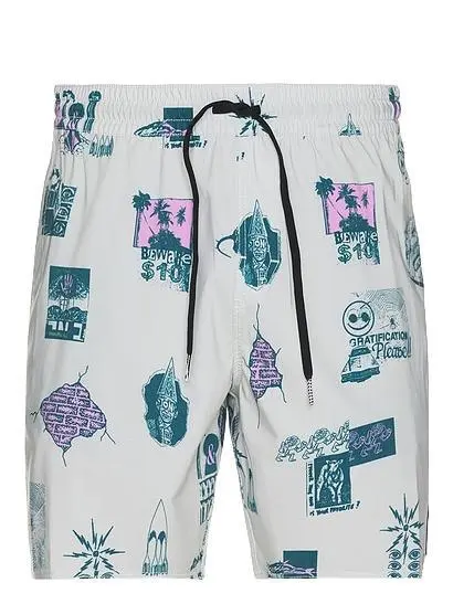 Volcom Psyche Swim Trunks - Stone