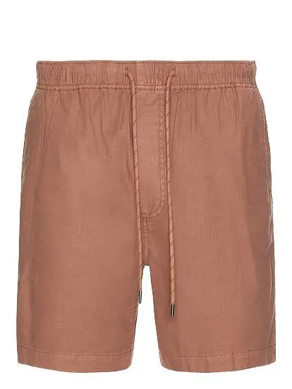 Faherty Brand Essential Drawstring Short - Cedar Rose