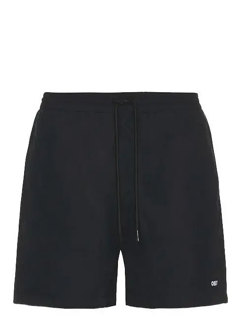 Obey Easy Swim Shorts - Black
