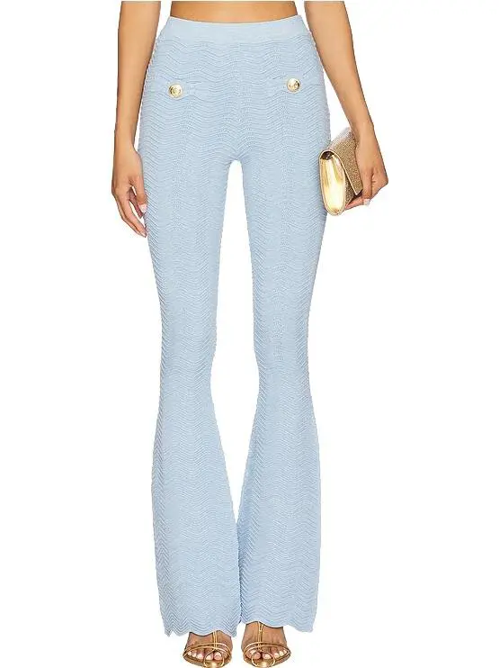 Retrofete Joliet Knit Pant - Metallic Powder Blue