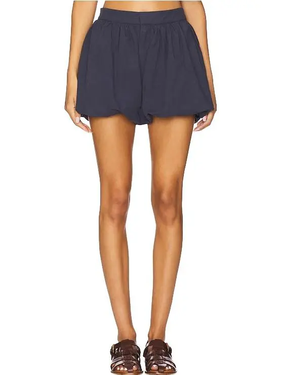 MAUDE CLUB Capri Shorts - Navy