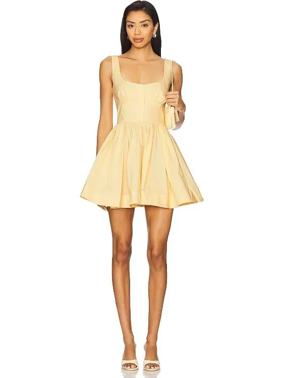 CAMILA COELHO Caridad Mini Dress - Butter Yellow