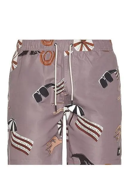 Scotch & Soda Printed Swim Shorts - Cutout