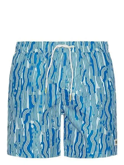 Scotch & Soda Printed Swim Shorts - Vuur Island Stripe