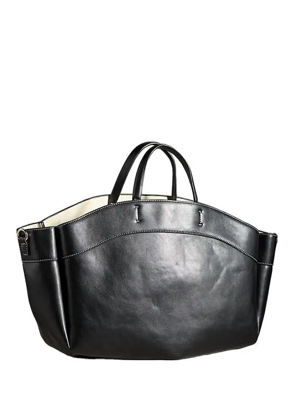 Anthropologie Top-handle Large Tote - Black