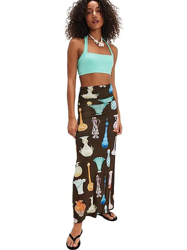 TYLER MCGILLIVARY Jemme Skirt - Brown