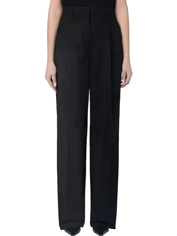 THELATEST High-waisted Trousers - Black