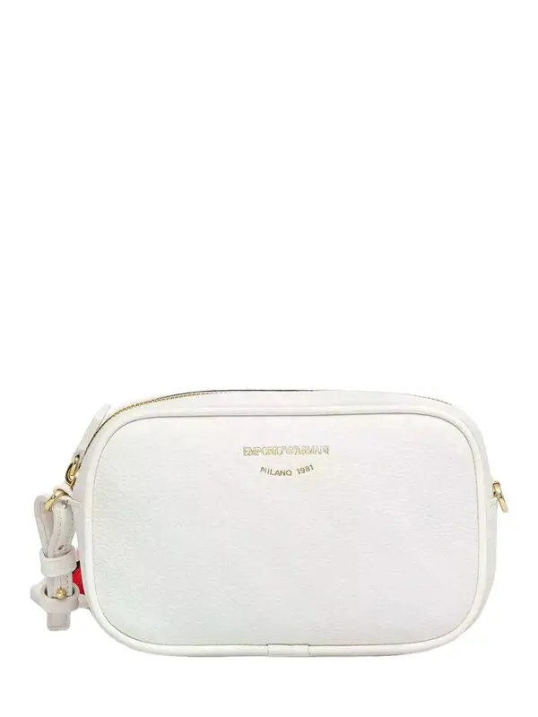 Emporio Armani Logo-print Crossbody Bag - White