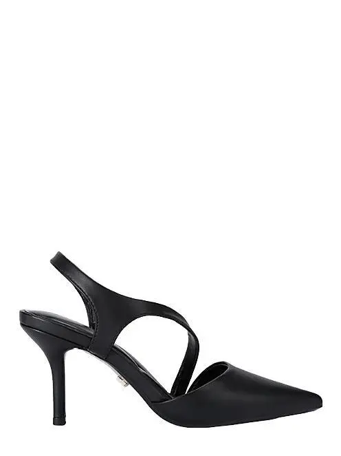 Carvela Symmetry Faux-leather Heeled Courts - Black