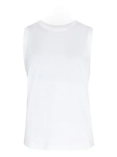 Sweaty Betty Essential Sleeveless Cotton-jersey Tank Top - White
