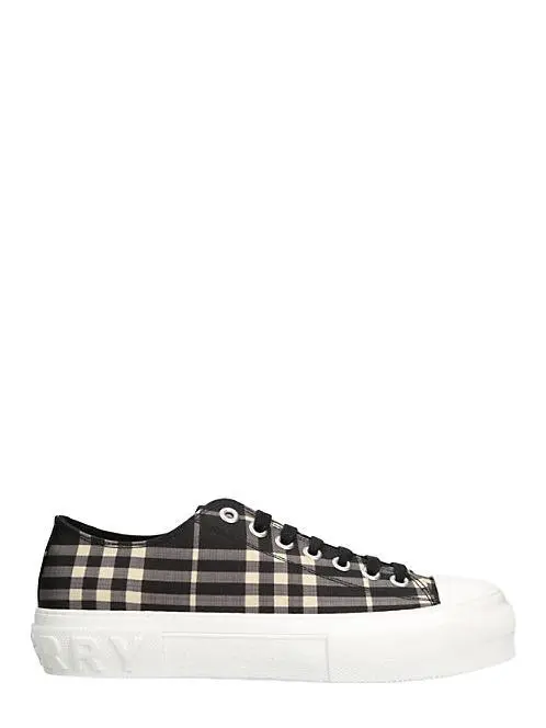 Burberry Jack Canvas Low-top Sneakers - Black/comb