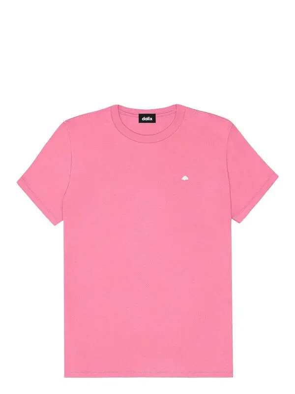DALIX Lightweight Jersey Tee - Charity Pink