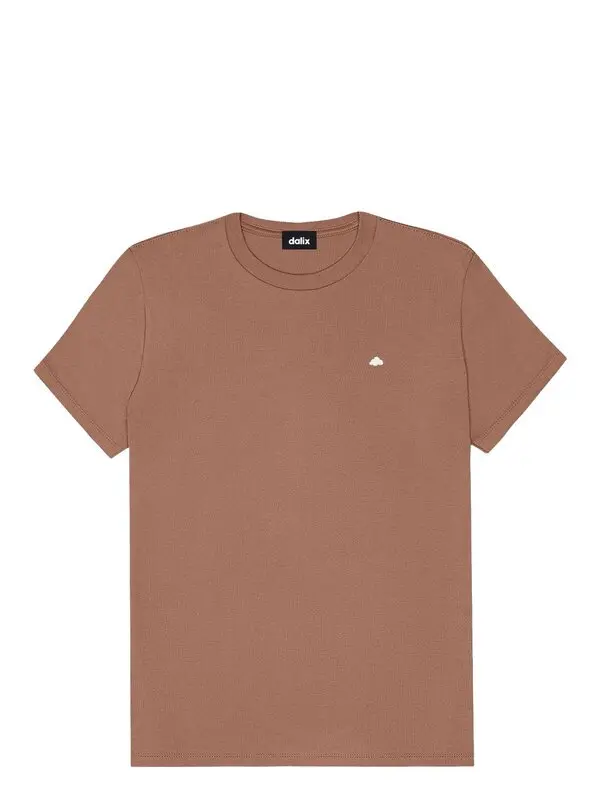 DALIX Lightweight Jersey Tee - Chestnut
