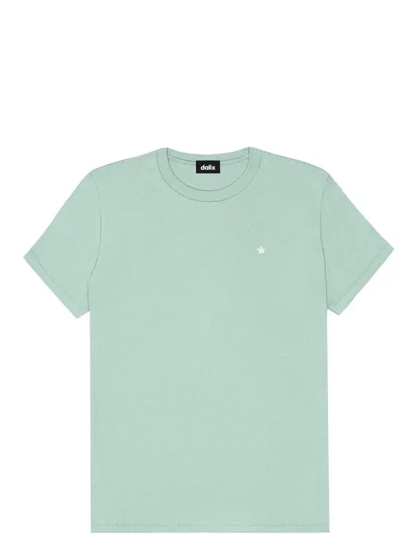DALIX Lightweight Jersey Tee - Dusty Blue