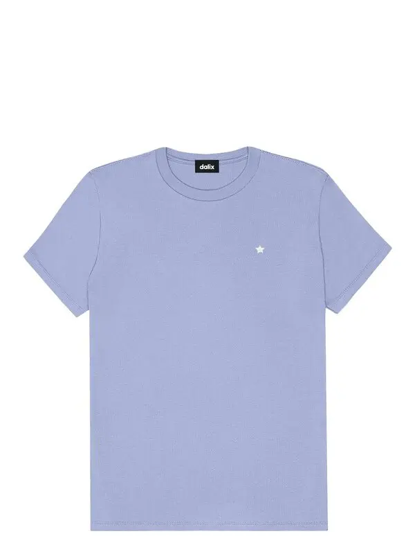 DALIX Lil Star Lightweight Jersey Tee - Lavender Blue