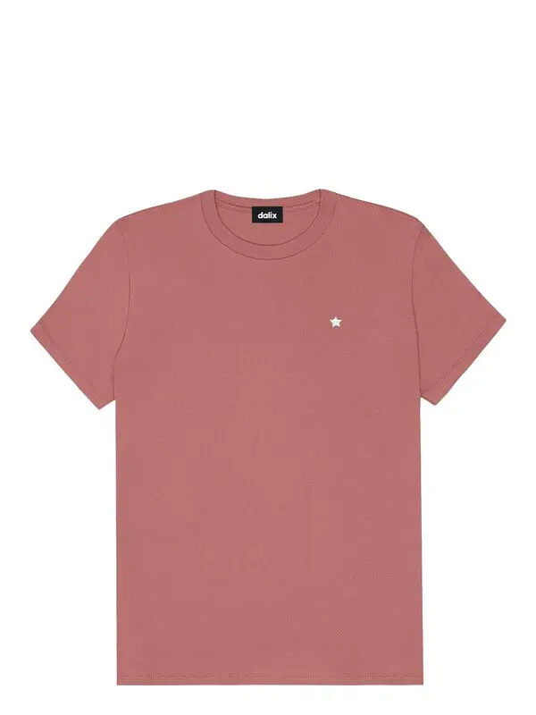 DALIX Lil Star Lightweight Jersey Tee - Mauve