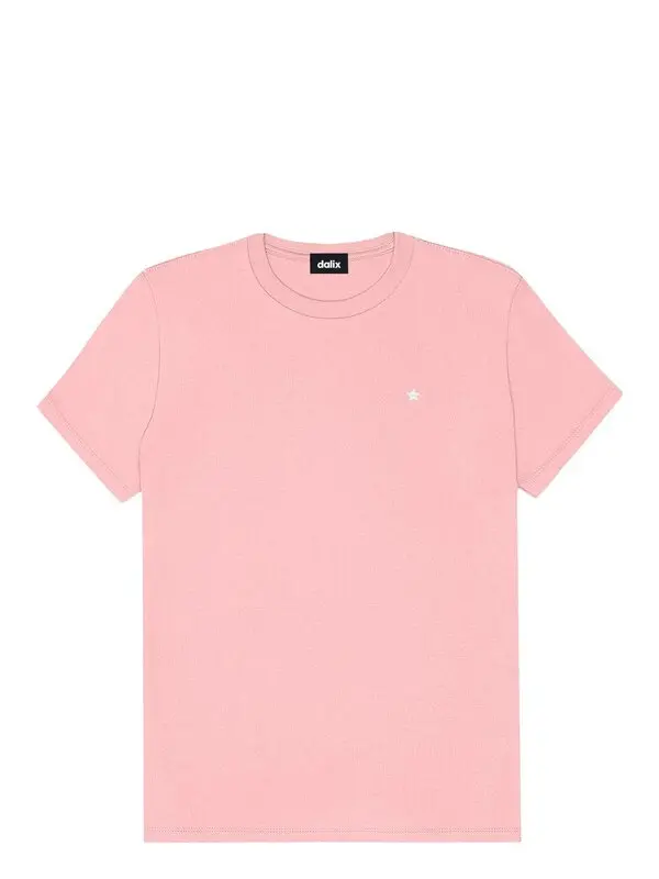 DALIX Lil Star Lightweight Jersey Tee - Pink