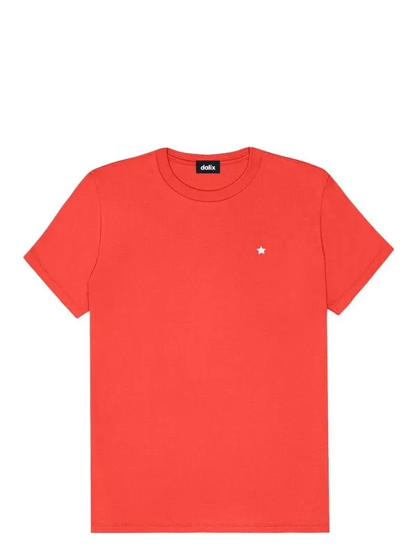 DALIX Lightweight Jersey Tee - Poppy Red