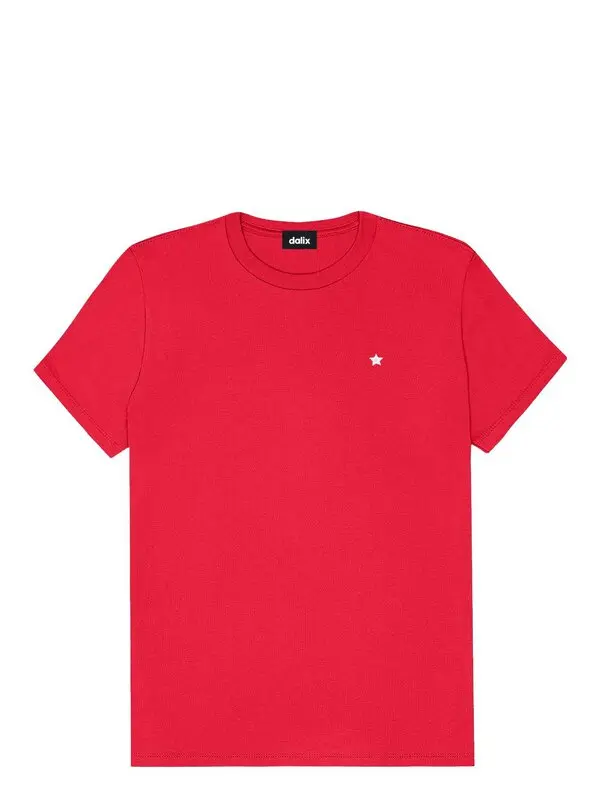 DALIX Lil Star Lightweight Jersey Tee - Red