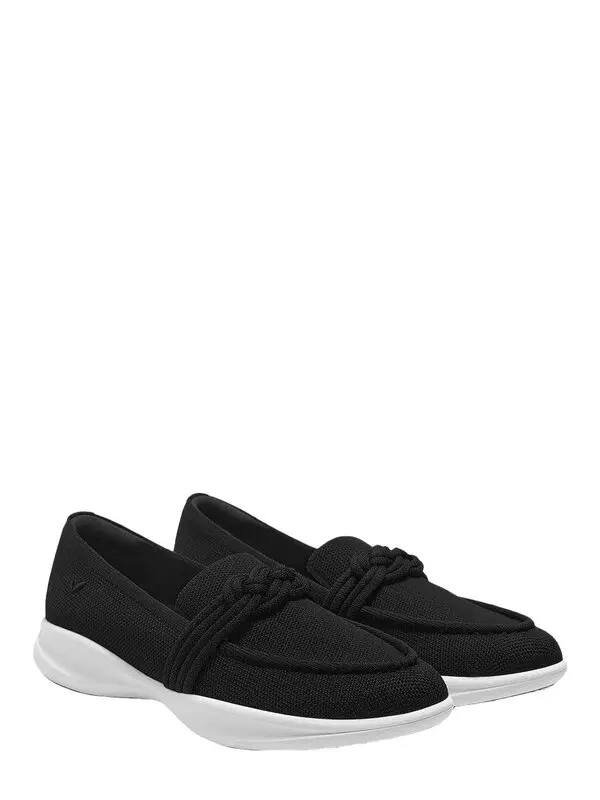 Vivaia Round-toe Sneaker Loafers - Black