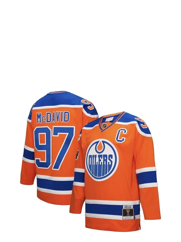 Mitchell & Ness Connor Mcdavid Edmonton Oilers Power Play Jersey - Orange