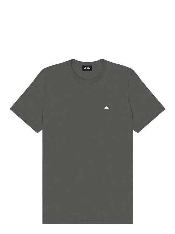 DALIX Lil Cloud Lightweight Jersey Tee - Asphalt Gray