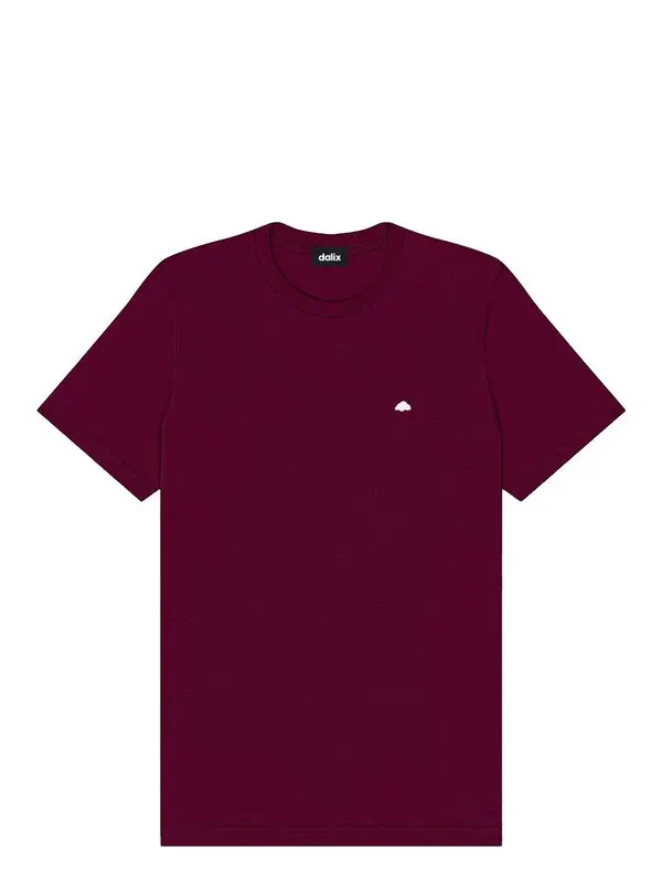 DALIX Lil Cloud Lightweight Jersey Tee - Maroon