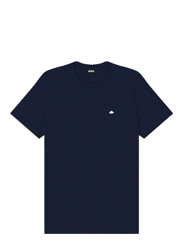 DALIX Lil Cloud Lightweight Jersey Tee - Navy Blue