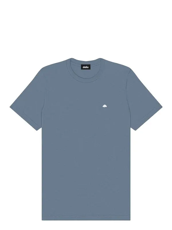 DALIX Lil Cloud Lightweight Jersey Tee - Slate Gray