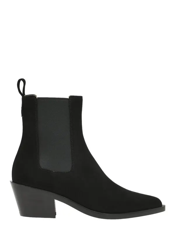 GIANVITO ROSSI Wylie Suede Chelsea Booties - Black Suede